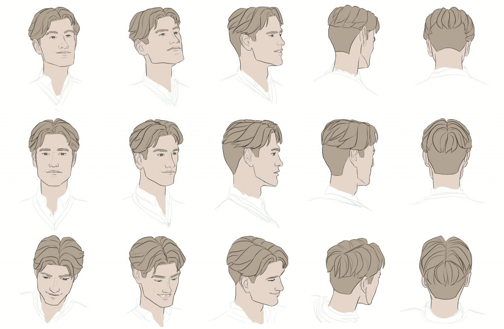 Character Turnaround Sheets from the Comic, "Kindred Not"