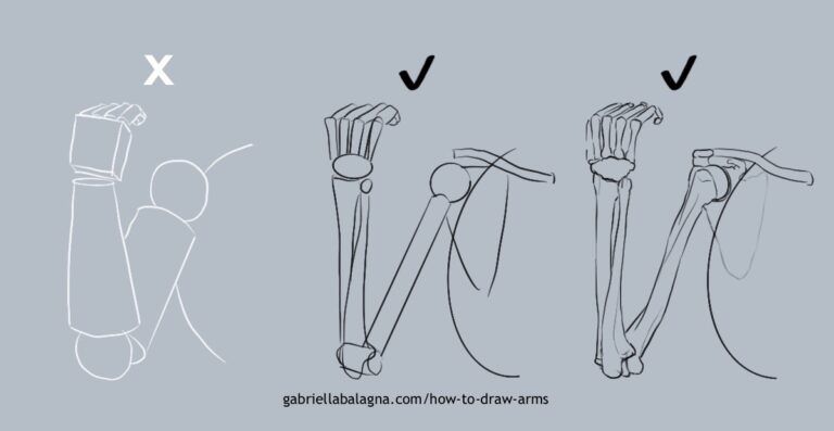 How to Draw Arms - 10 Common Mistakes